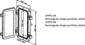 Horizontal Welded Sealed Marine Windows Stainless Steel Wheel House Windows