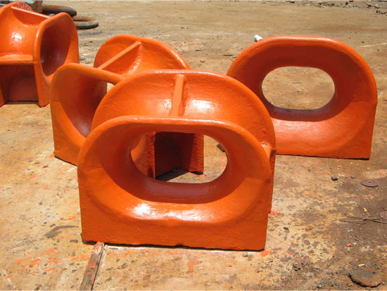 OEM ODM Panama Closed Mooring Chock Steel Aluminum Stainless Steel Brass