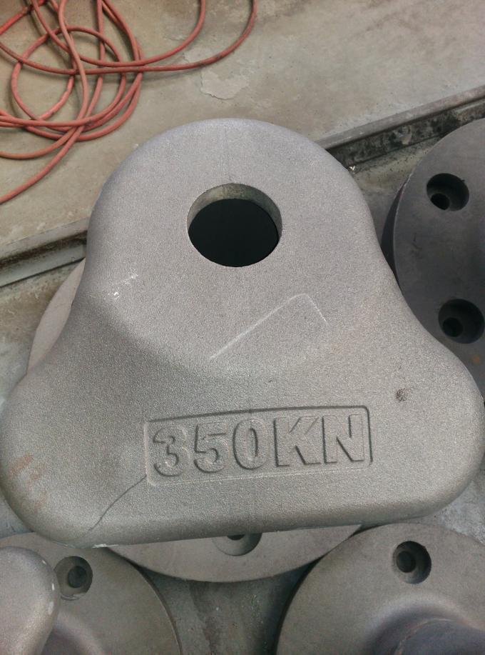 350 KN Carbon Iron Marine Mooring Components T Head Dock Bollards
