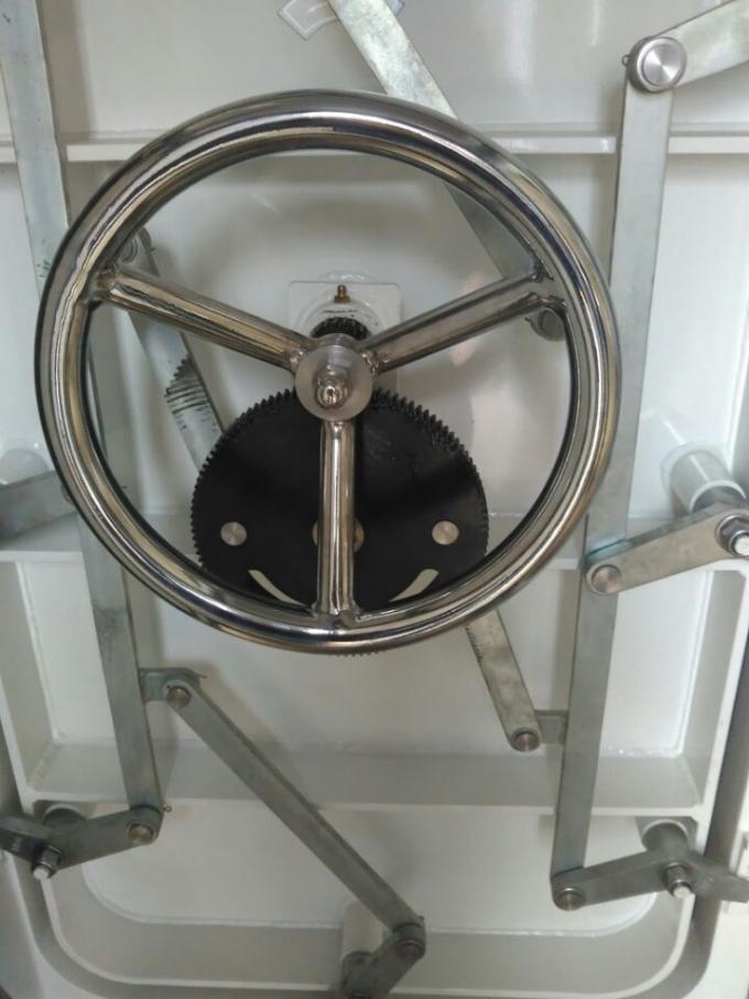 Marine Welded Watertight Steel Doors Ship Hatches Customized With Coating