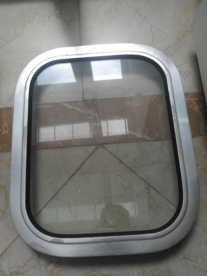Fixed And Welded Installation Marine Wheelhouse Window With Aluminum Frame