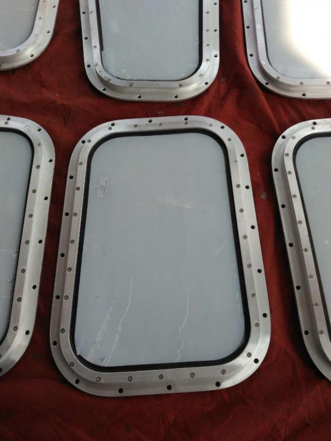 Aluminum Bolted Installation Fixed Marine Windows Custom Wheelhouse Windows