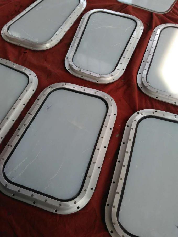 Marine Fixed Aluminum Alloy Frame Bolted Installation Wheelhouse Windows