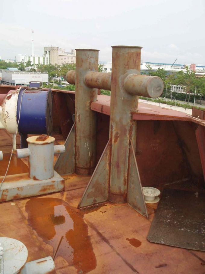 Vessels Carbon Steel Port Mooring Bitts Customized SWL 500 Tons