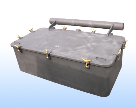 Hinged Opening Weathertight Steel Marine Hatch Cover With Counter Weight