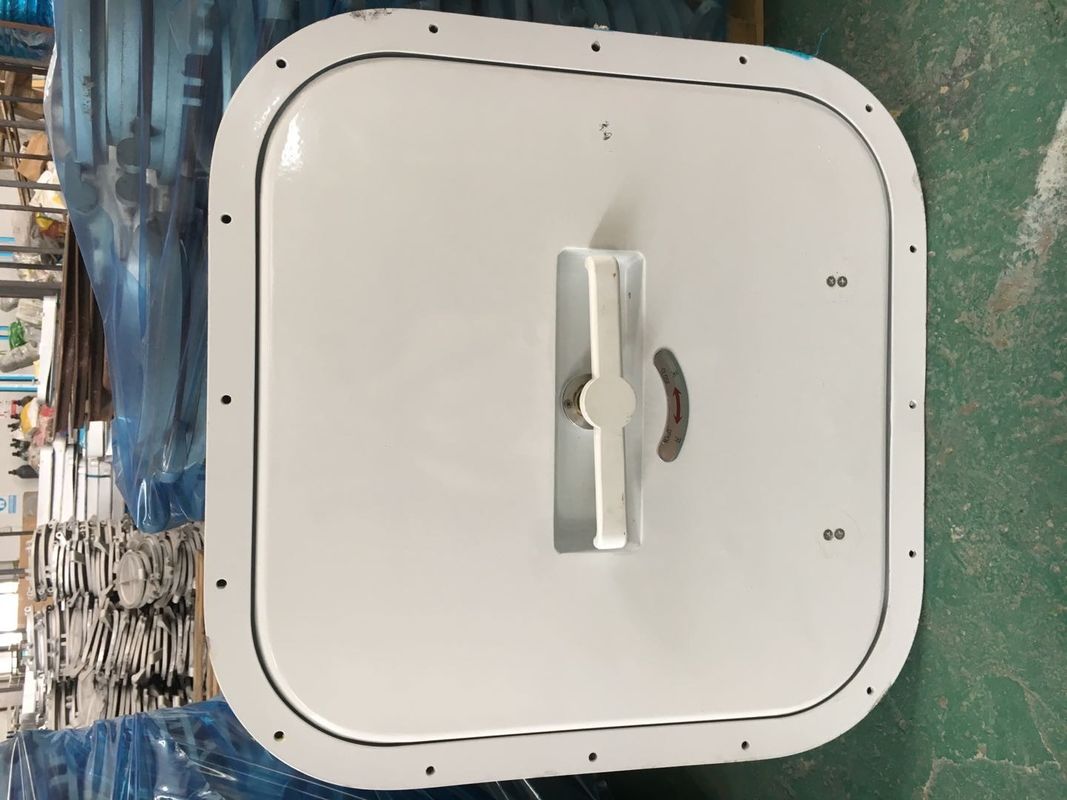 Aluminum Alloy Embedded Marine Hatch Cover With Circle Angle