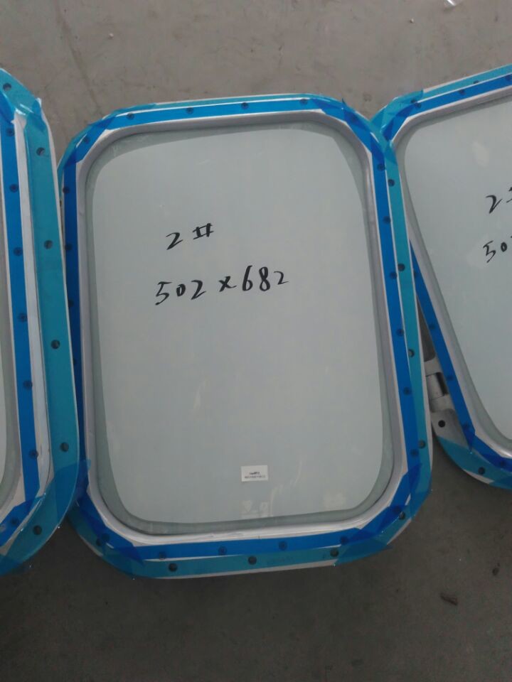 Aluminum Alloy Frame Bolted Installation Marine Windows Rectangular ...