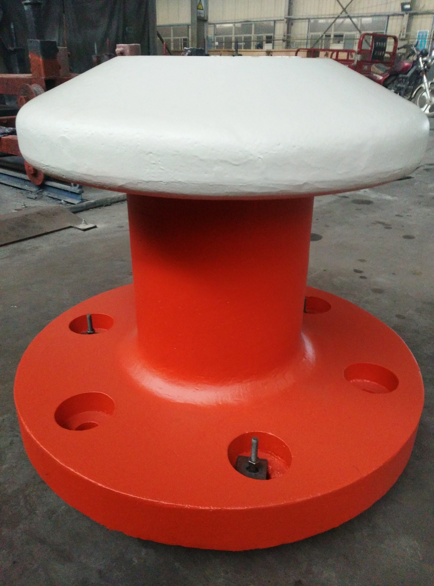 Cast Steel Mooring Components Round Head Marine Mooring Bollard 5 - 200 ...