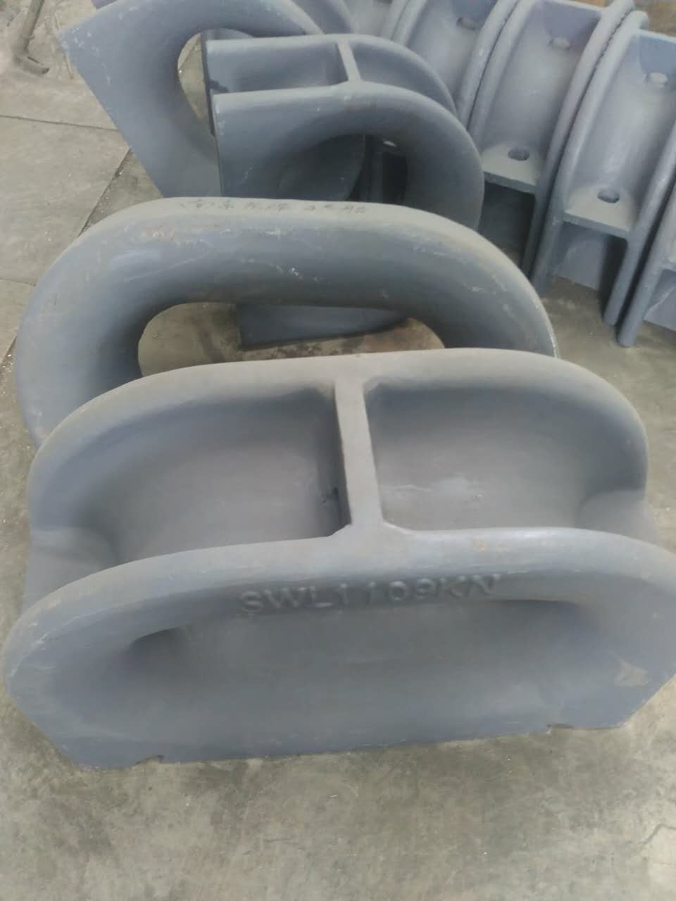 Marine Chocks for Mooring Components Welded and Bulwark Protection