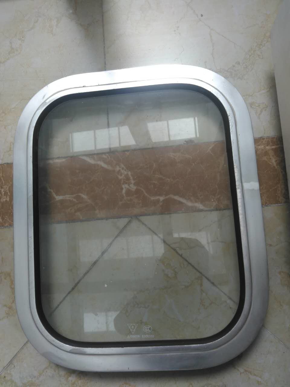 Fixed And Welded Installation Marine Wheelhouse Window With Aluminum Frame