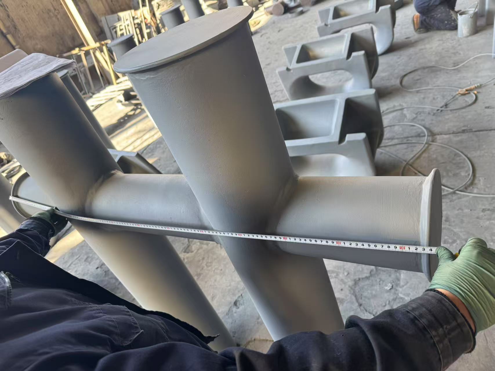 High performance Customized Cast Iron Mooring Cleats Ballards Single ...